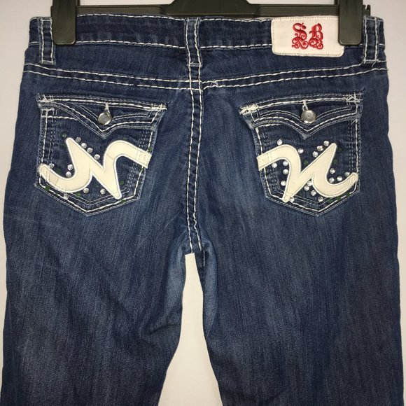 Smoke Rise Jeans | Jeans | Smoke Rise Juniors 3 Dark Wash Contrast ...